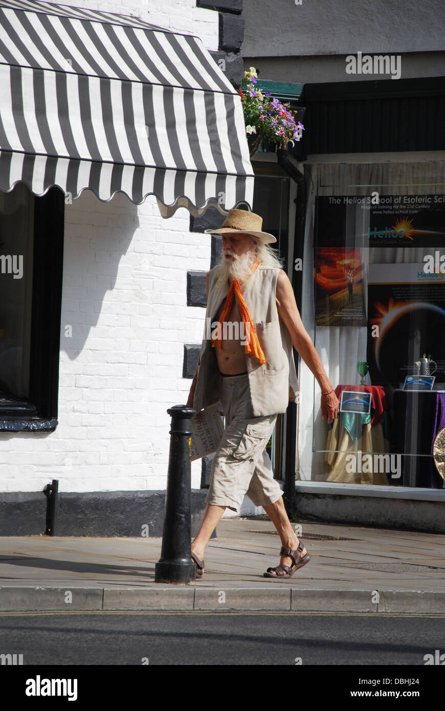 Magdalene Street Glastonbury, United Kingdom Stock Photo - Alamy