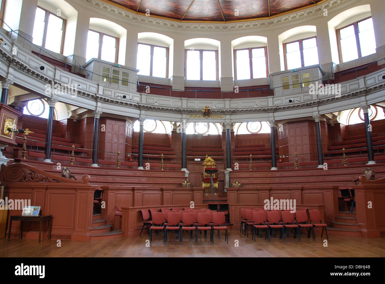 interior of Sheldonian Theatre Oxford UK Stock Photo - Alamy