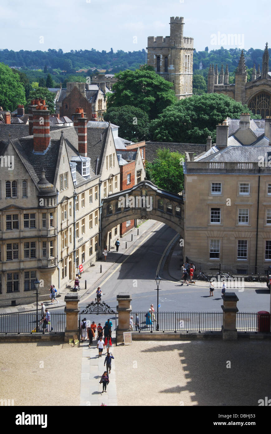 Hertford Bridge, Bridge of Sighs as seen from Sheldonian Theatre ...