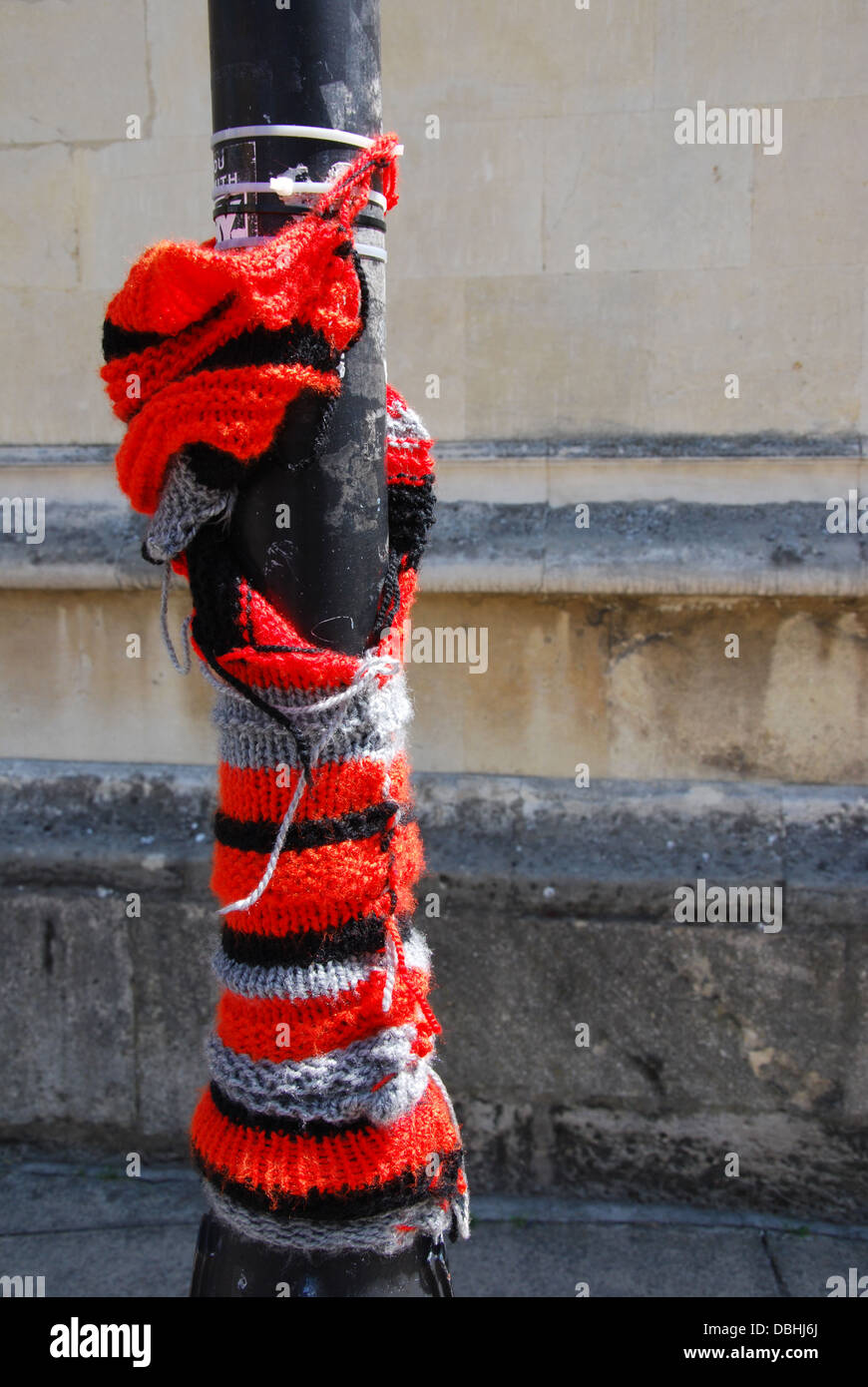 urban knitting at Radcliffe Square Oxford UK Stock Photo - Alamy