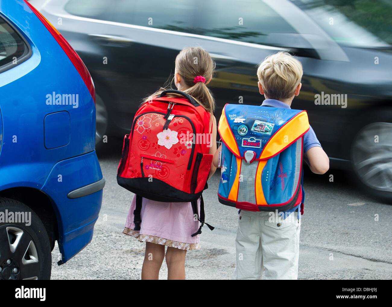 ILLUSTRATION - An illustrated picture shows future first graders Amy ...
