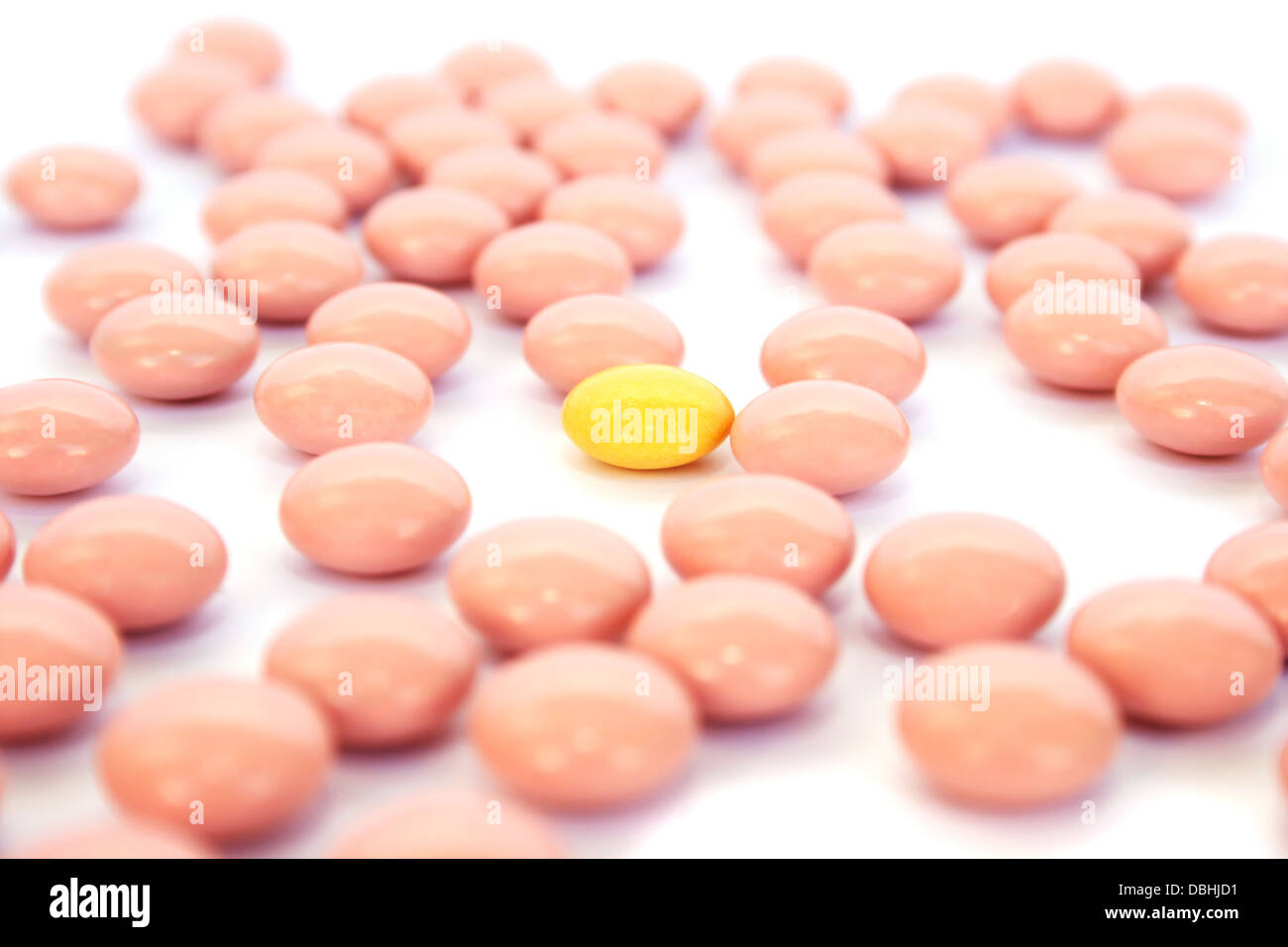Medical tablets isolated on white background Stock Photo - Alamy