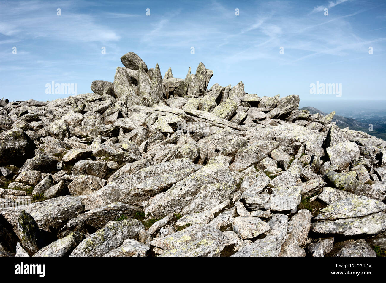 Rock formations on the Glyders in North Wales resembling an alien ...