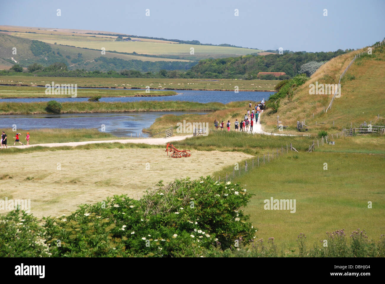 South Downs National Park near Exceat, United Kingdom Stock Photo - Alamy
