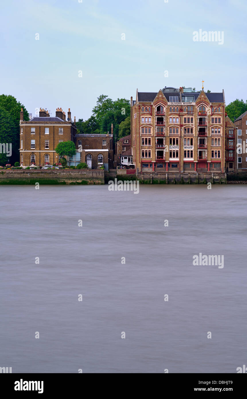 Long Exposure, Oliver's Wharf, Wapping High Street, East London, United ...