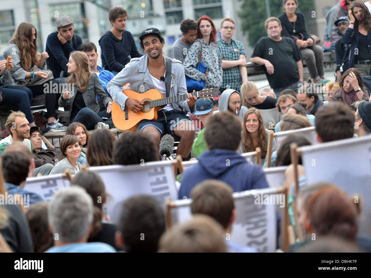 Berlin, Germany. 31st July, 2013. Singer Patrice gives a concert at ...