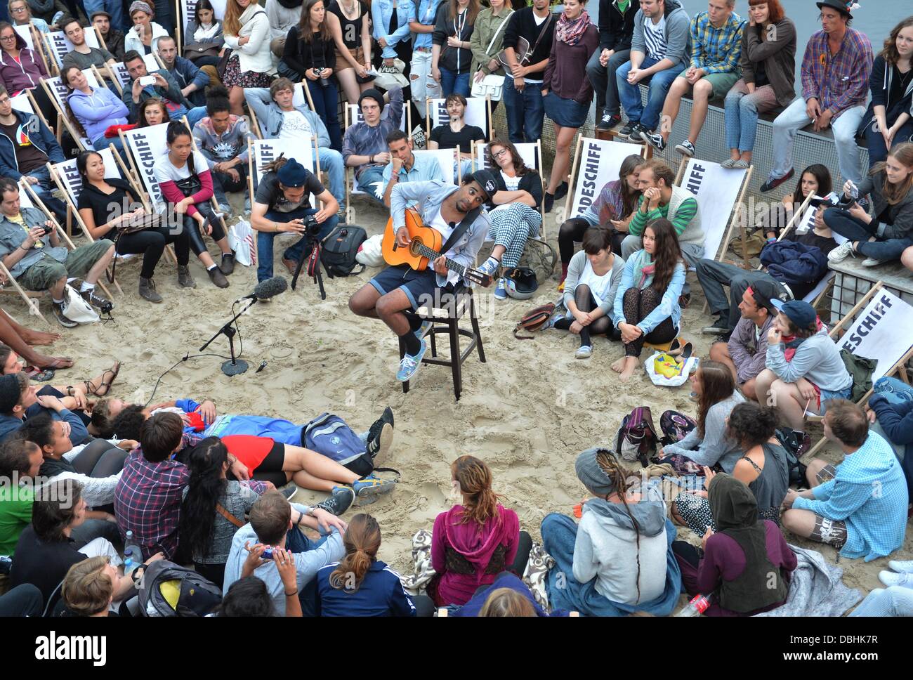 Berlin, Germany. 31st July, 2013. Singer Patrice gives a concert at ...