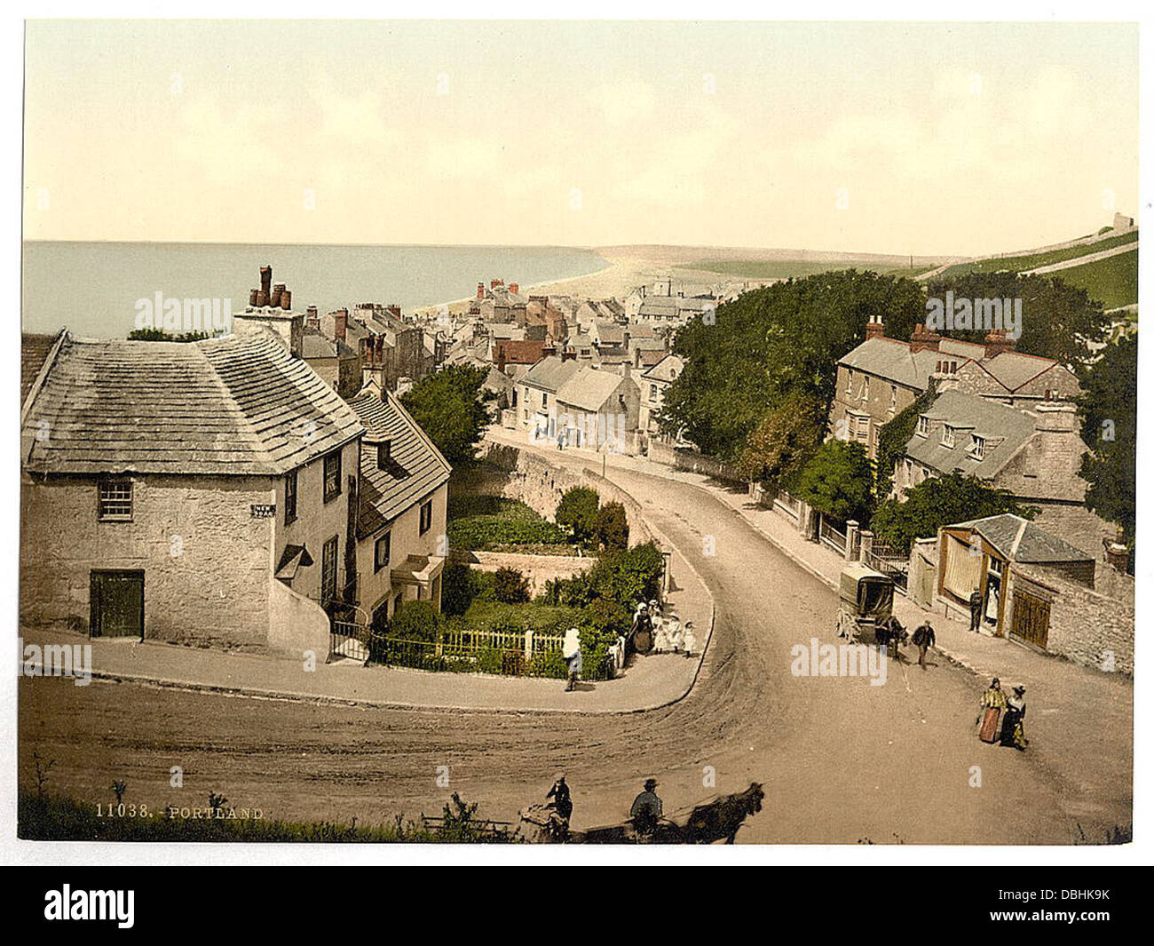 [General view, Portland, England] (LOC Stock Photo - Alamy