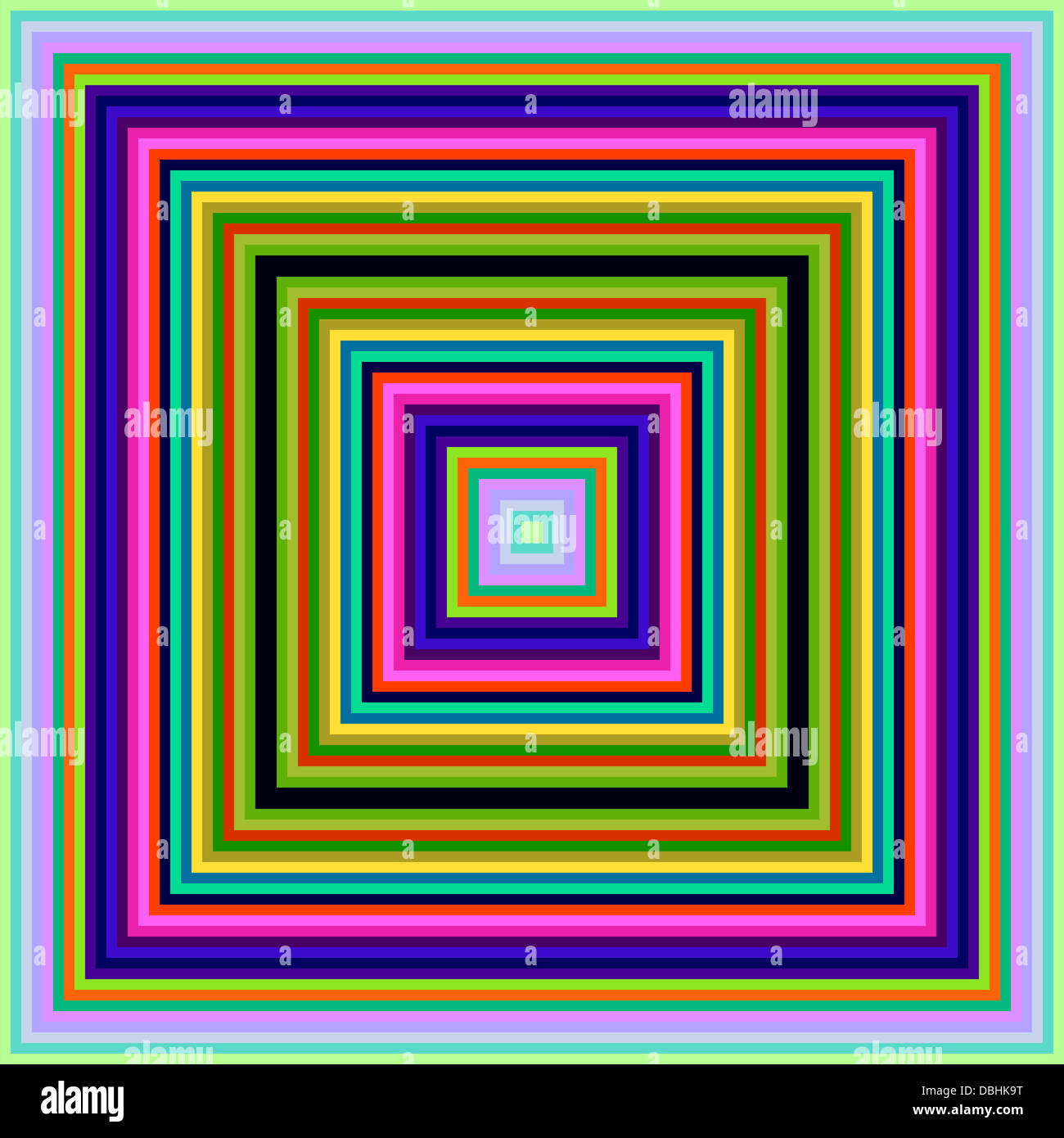 Decreasing size colourful square frames seamless abstract background ...