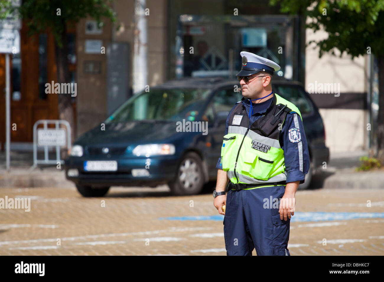 Traffic policeman bulgaria hi-res stock photography and images - Alamy