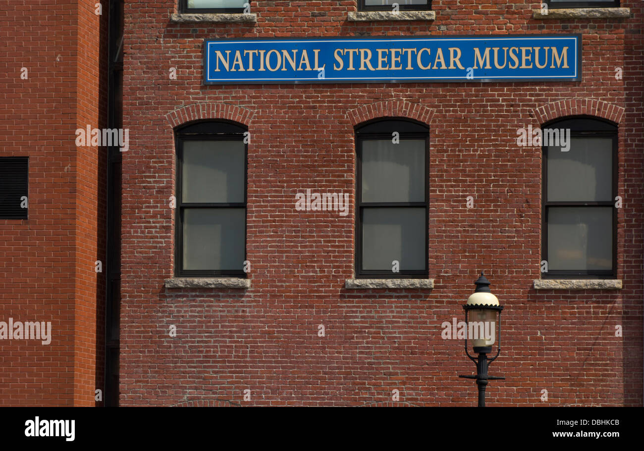 National Streetcar Museum in Lowell MA Stock Photo - Alamy