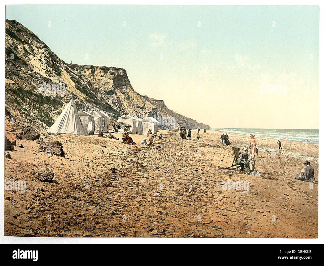 [Beach, Overstrand, England] (LOC Stock Photo - Alamy