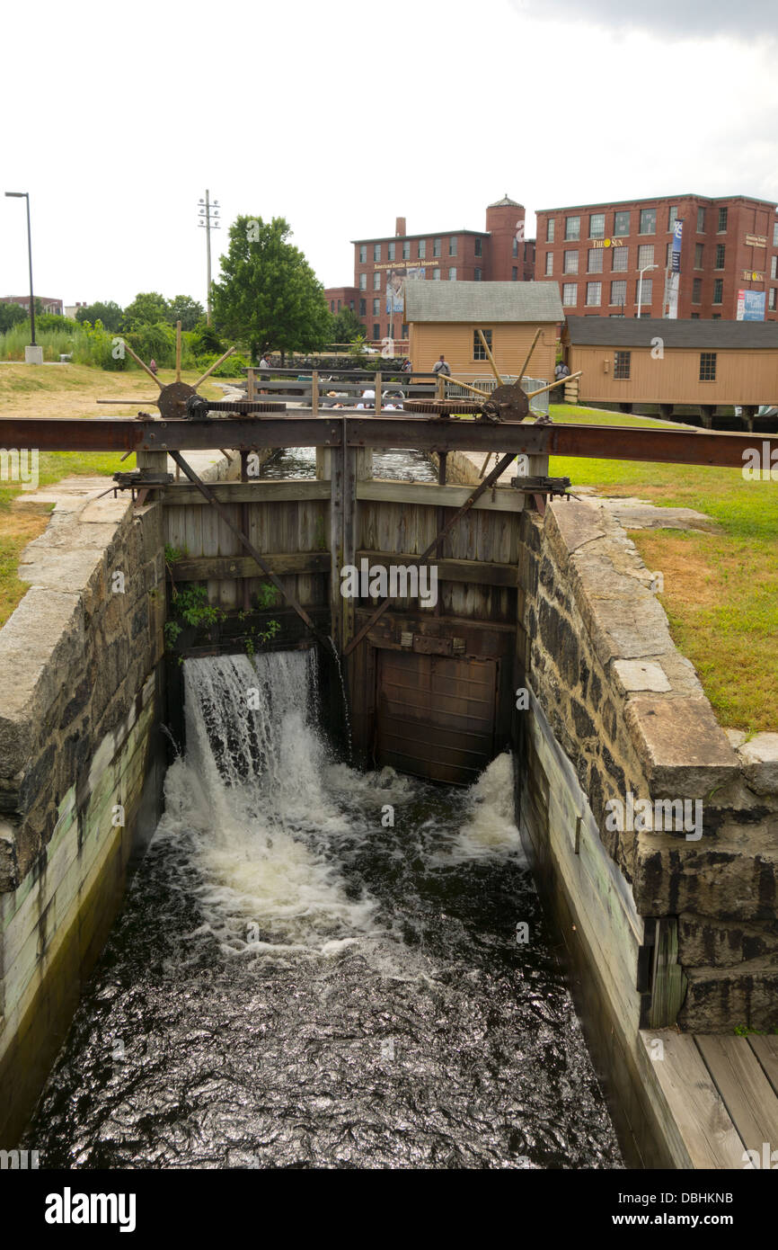 Lowell canals hi-res stock photography and images - Alamy