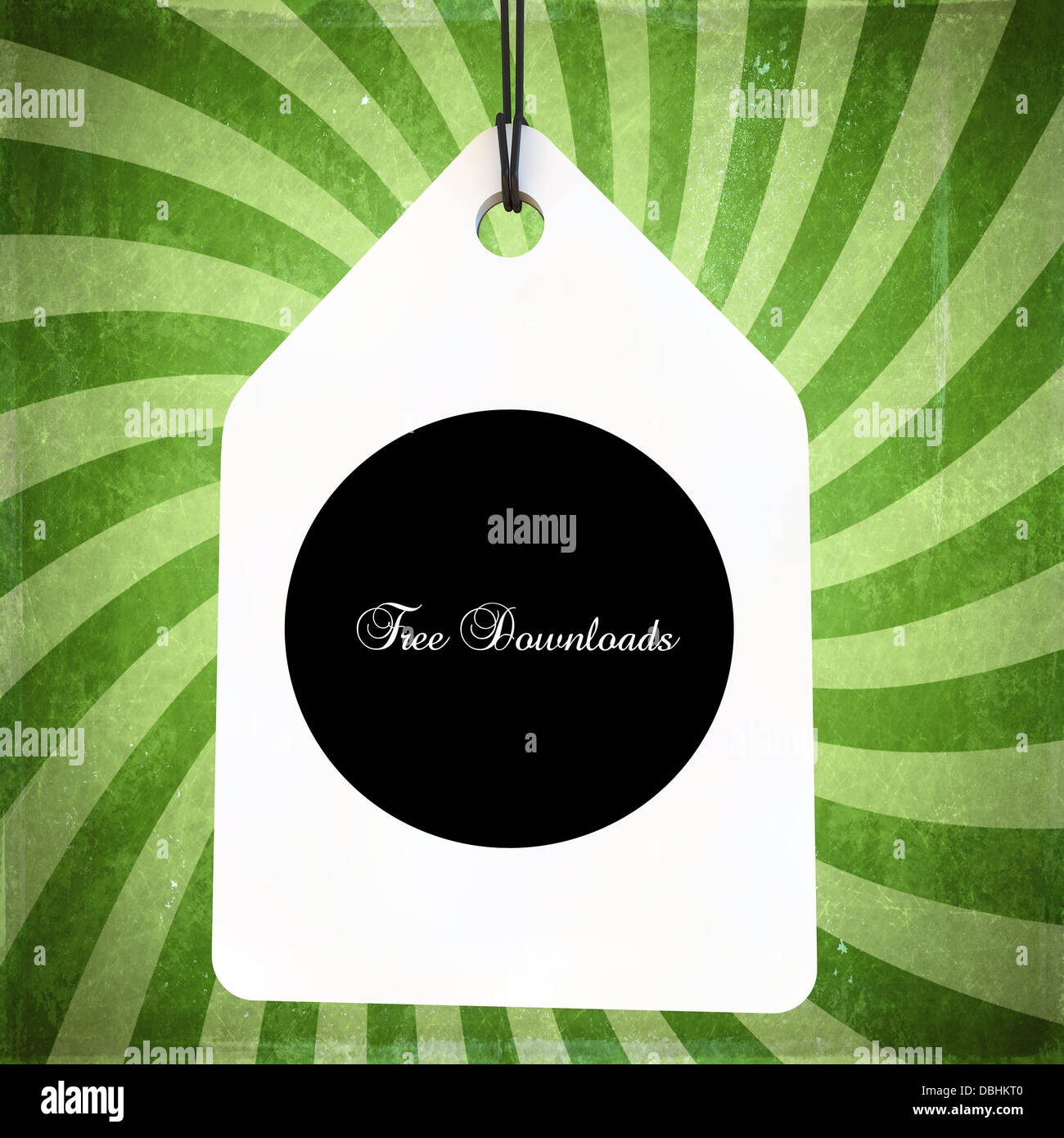 label with free download sign Stock Photo - Alamy