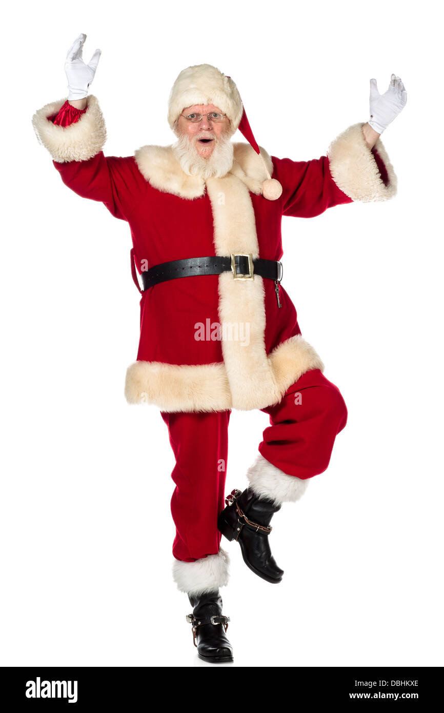 santa claus dancing Stock Photo - Alamy