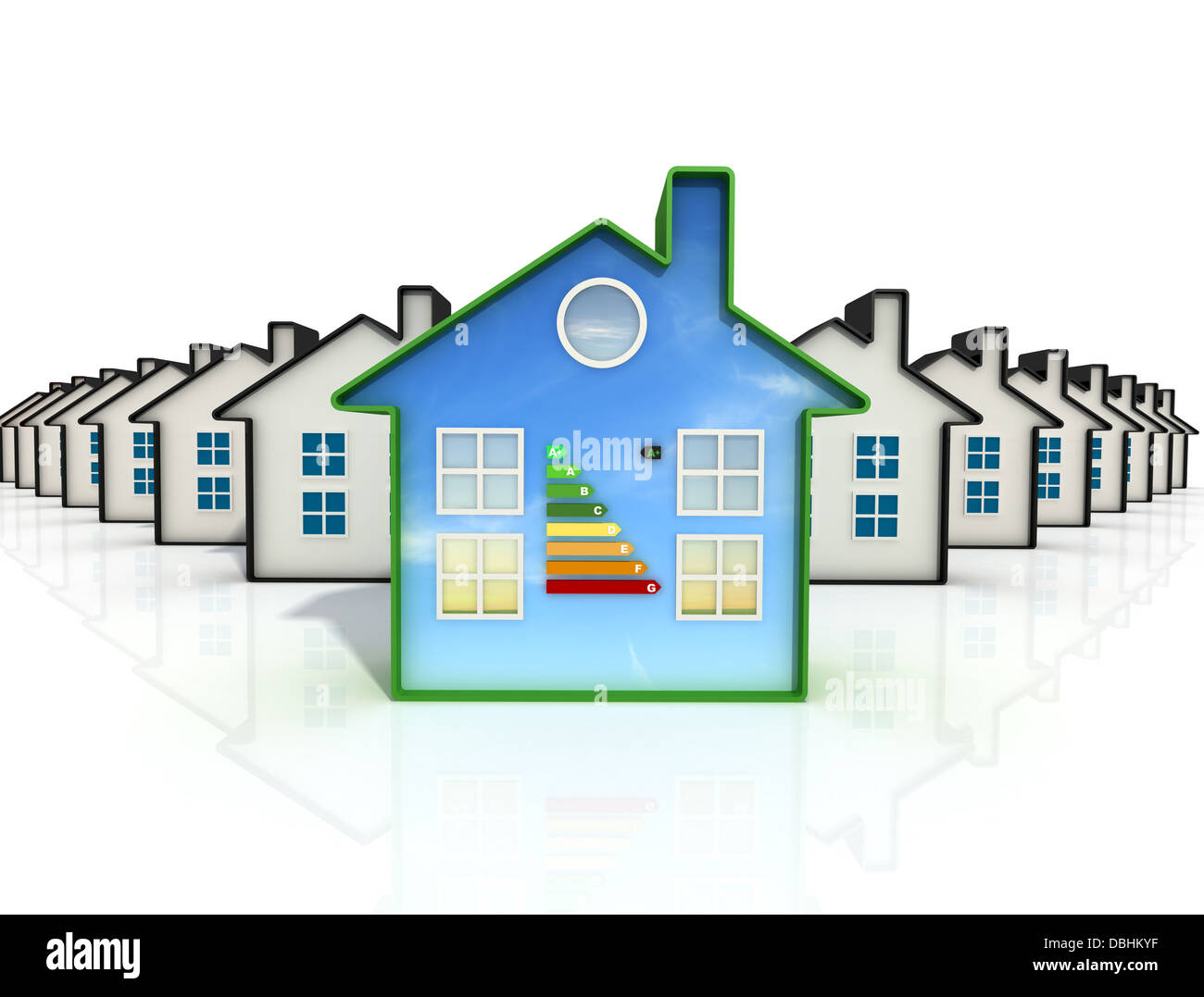 green house - rendering Stock Photo - Alamy