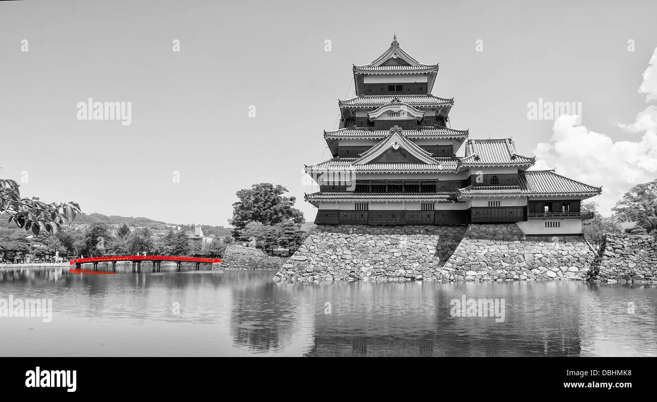 View of Matsumoto Castle in Japan.Matsumoto Castle ,also known as the ...