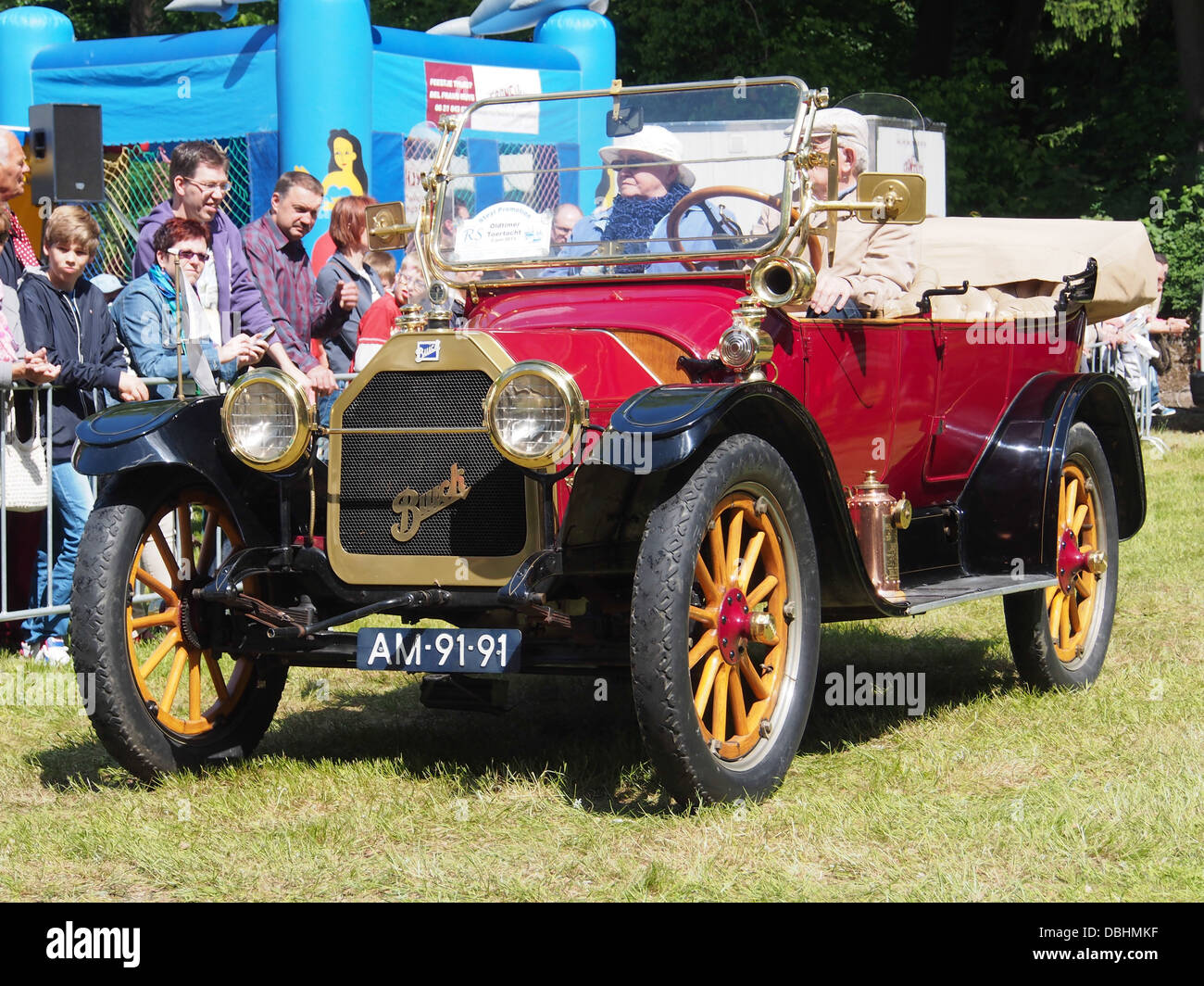 The 1914 Buick B-35 Phaeton is a vintage automobile displayed at ...