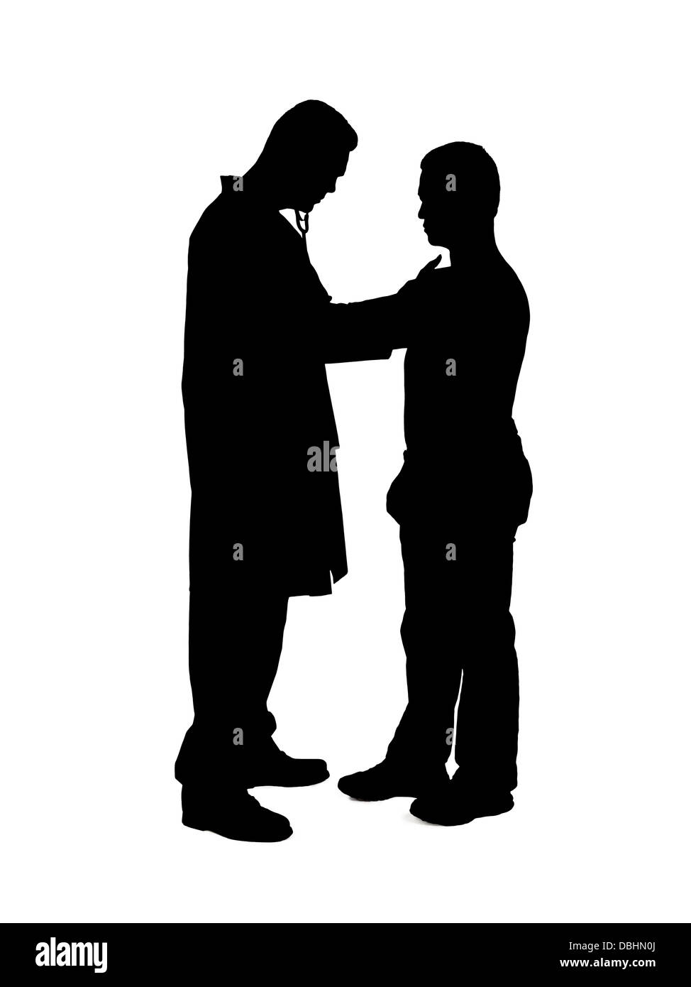 General practitioner patient in Black and White Stock Photos & Images ...