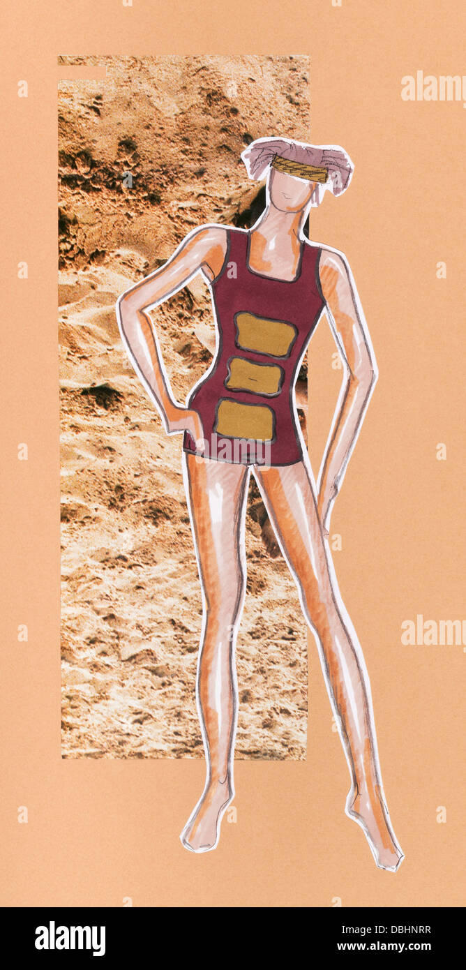 One piece bathing suit hi-res stock photography and images - Alamy