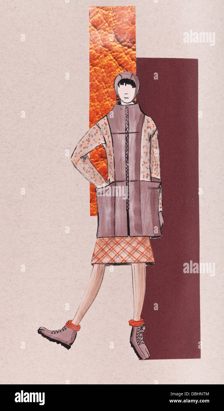 Woman modeling clothes hi-res stock photography and images - Alamy