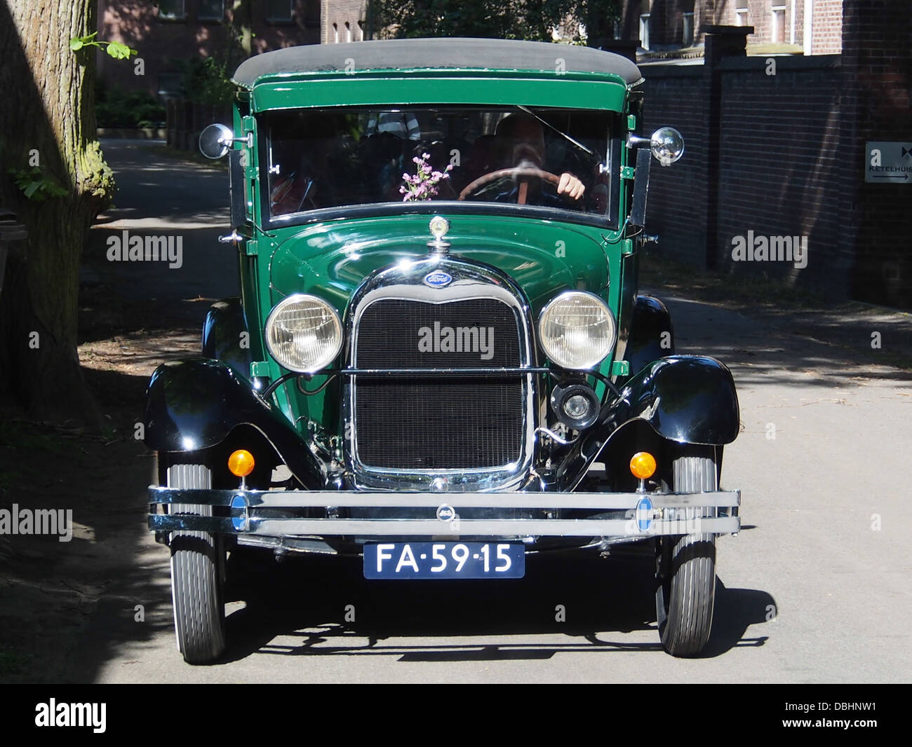 The 1928 Ford Model A, FA-59-15, is a vintage car that represents early ...