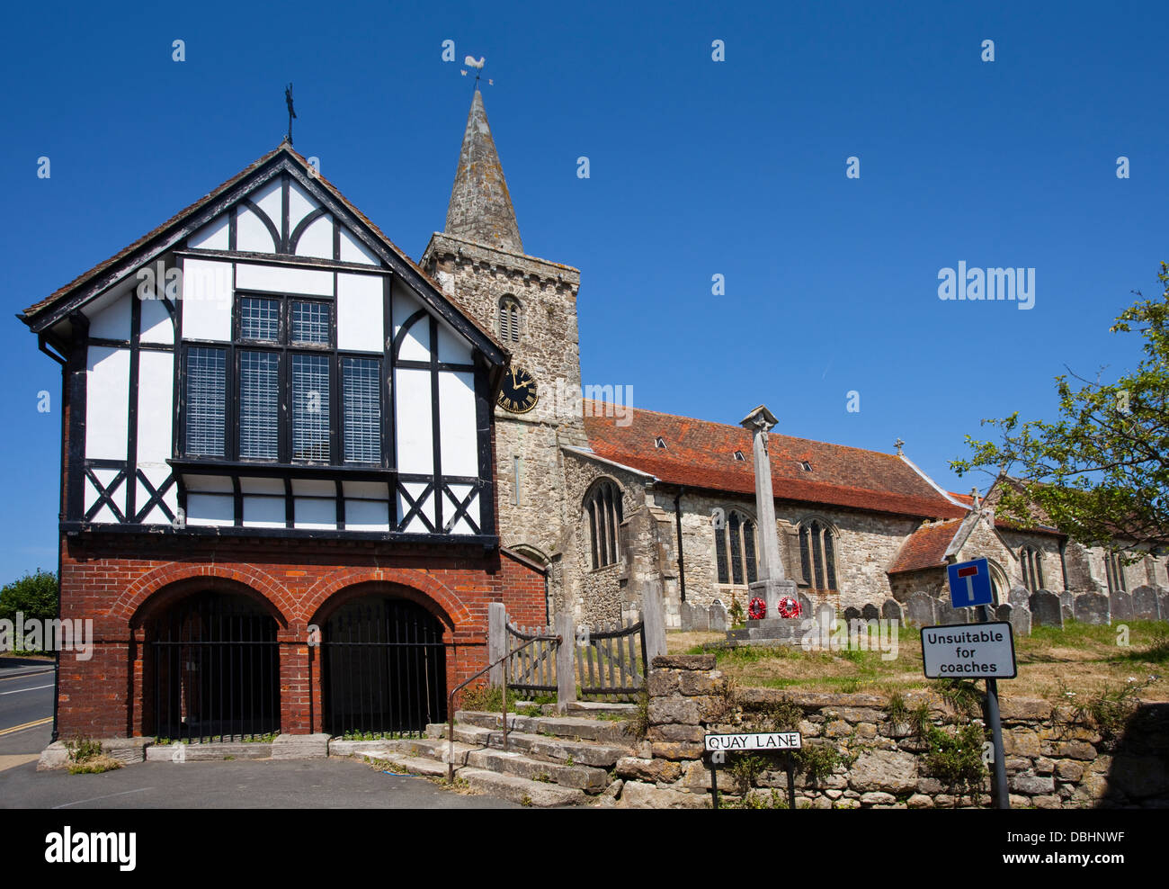 Brading church hi-res stock photography and images - Alamy