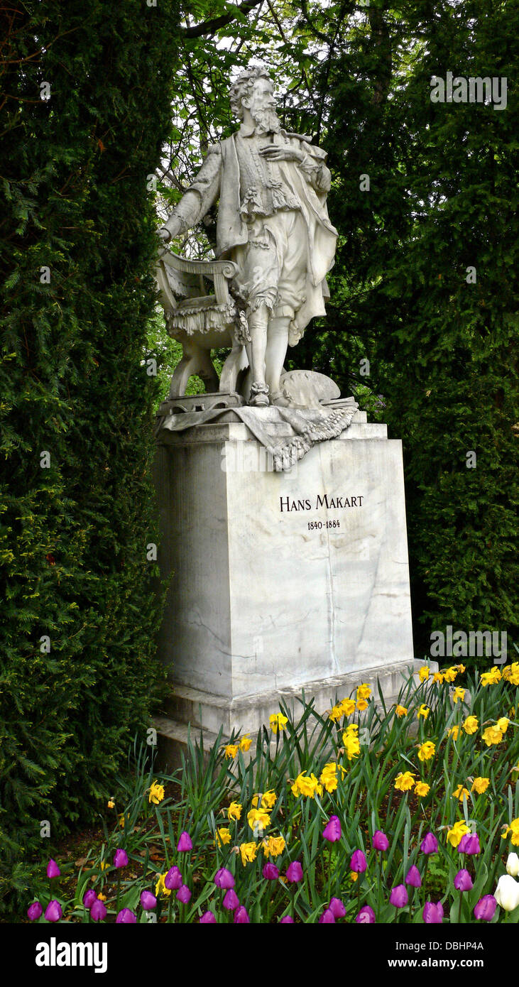 Statue Monument of Hans Makart Austrian Painter 1840-1884, Vienna ...