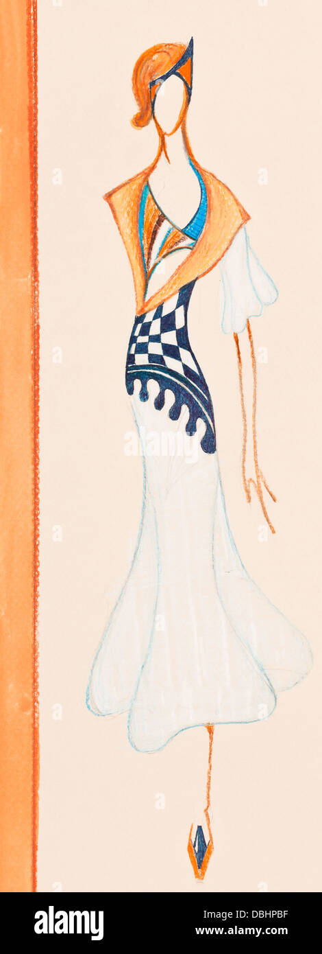 Emphasis Dress Drawing