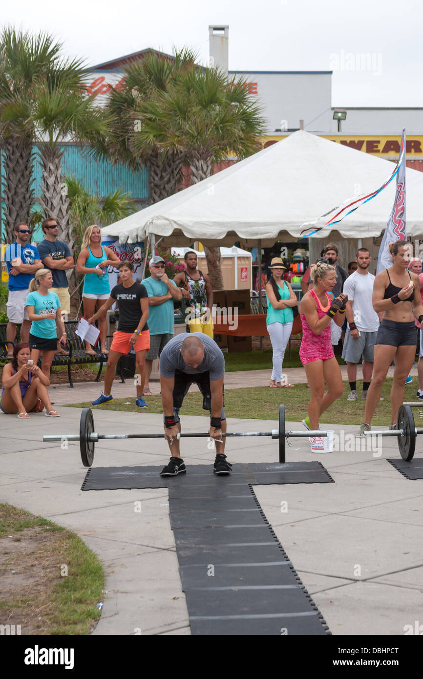 Male CrossFit Competition Stock Photo - Alamy