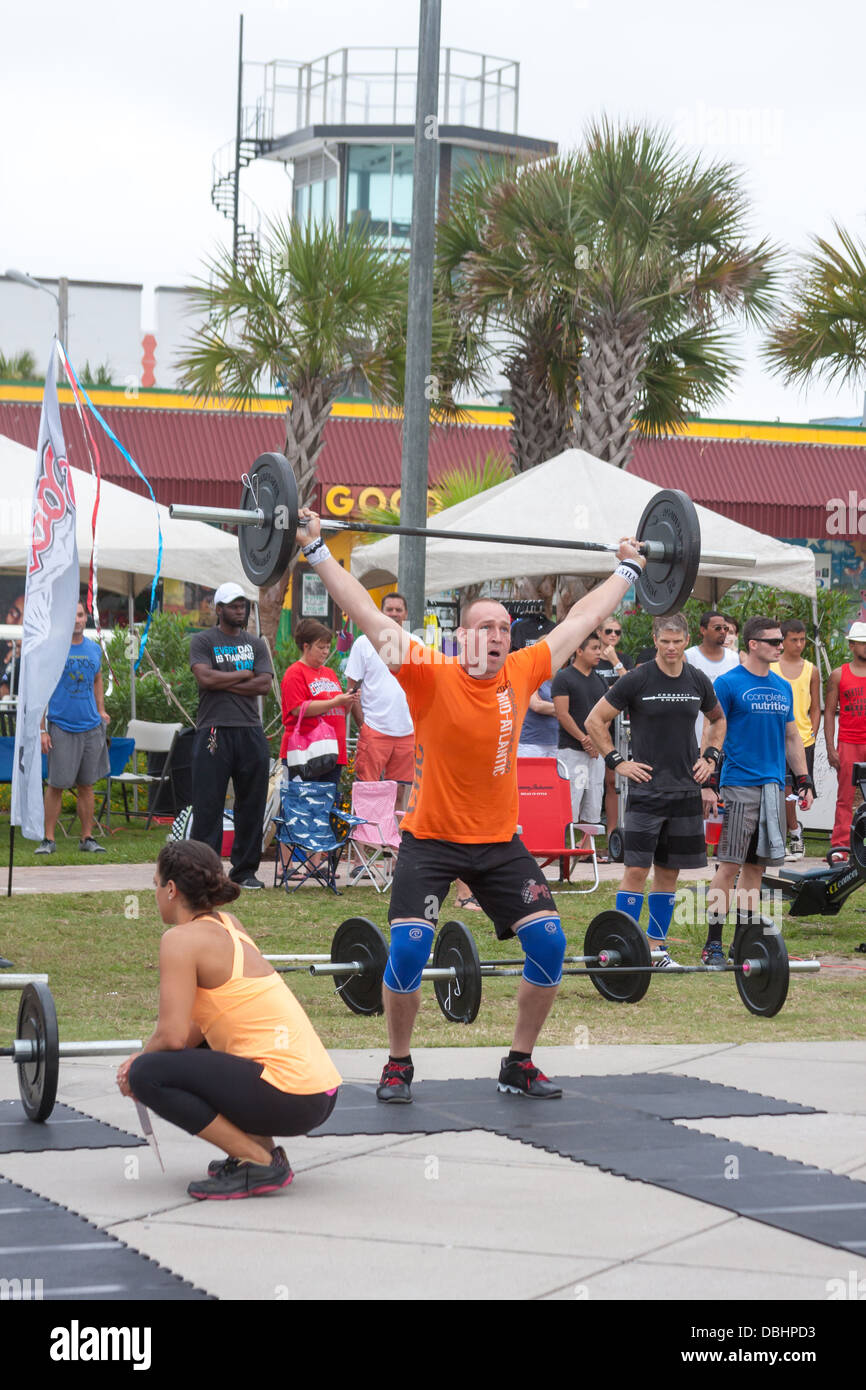 Male CrossFit Competition Stock Photo - Alamy