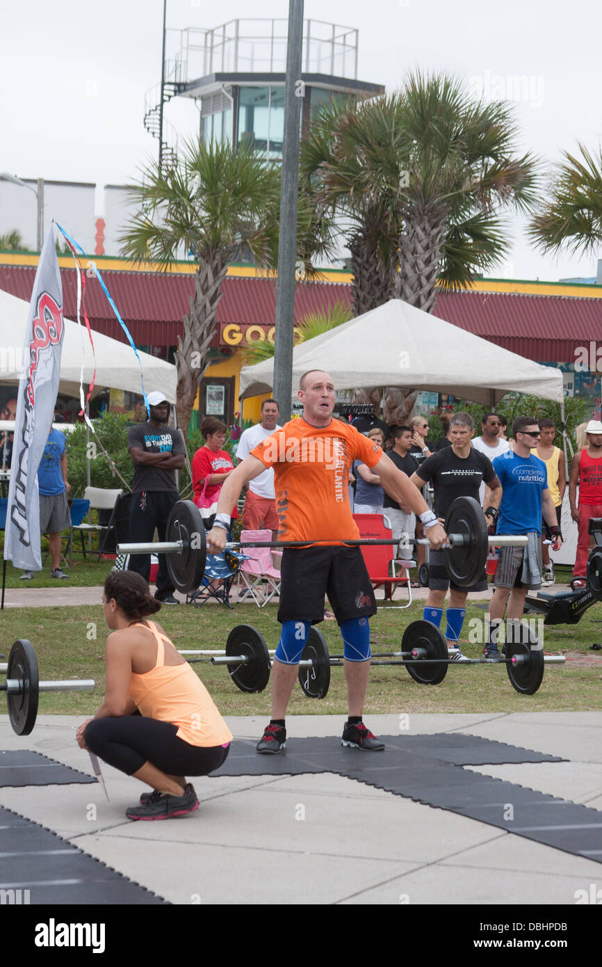 Male CrossFit Competition Stock Photo - Alamy