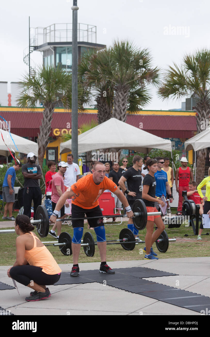 Male CrossFit Competition Stock Photo - Alamy
