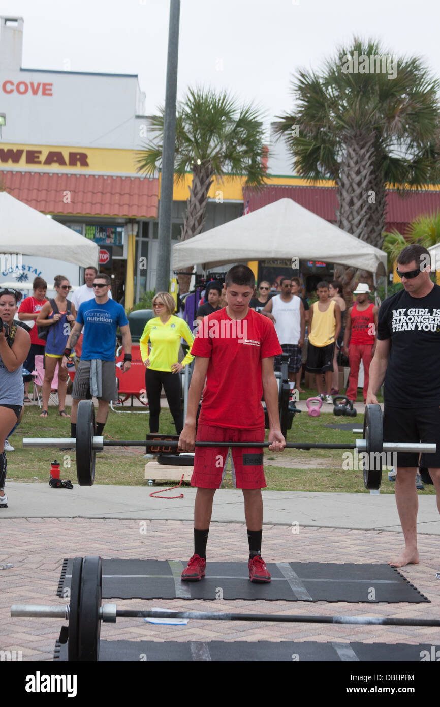 Male CrossFit Competition Stock Photo - Alamy
