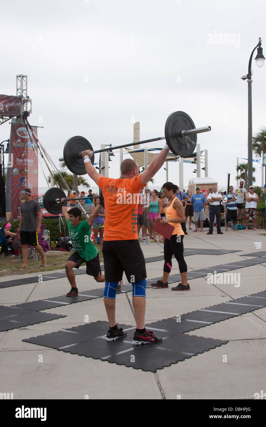 Male CrossFit Competition Stock Photo - Alamy