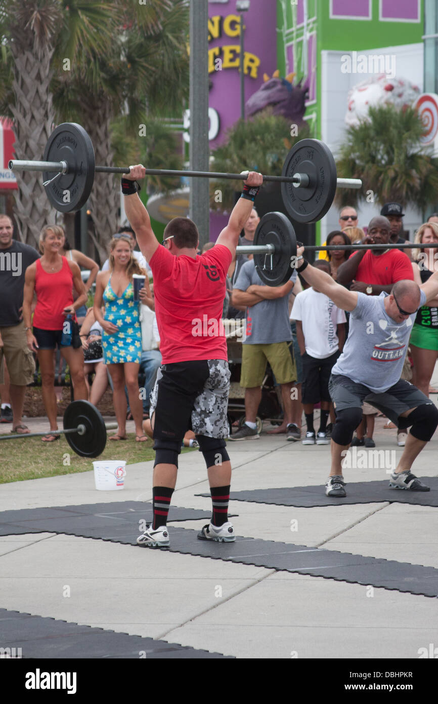 Male CrossFit Competition Stock Photo - Alamy