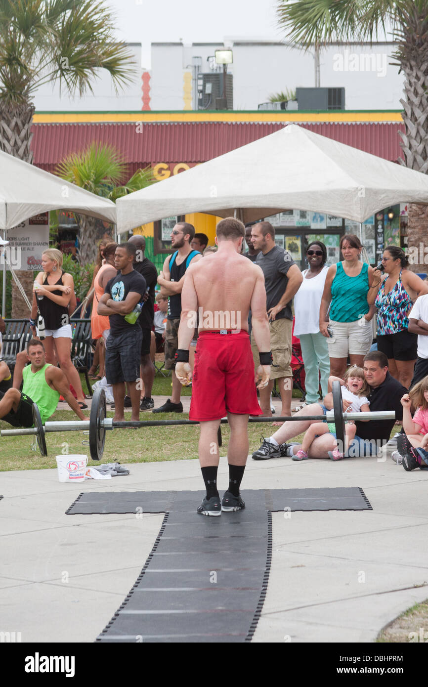 Male CrossFit Competition Stock Photo - Alamy