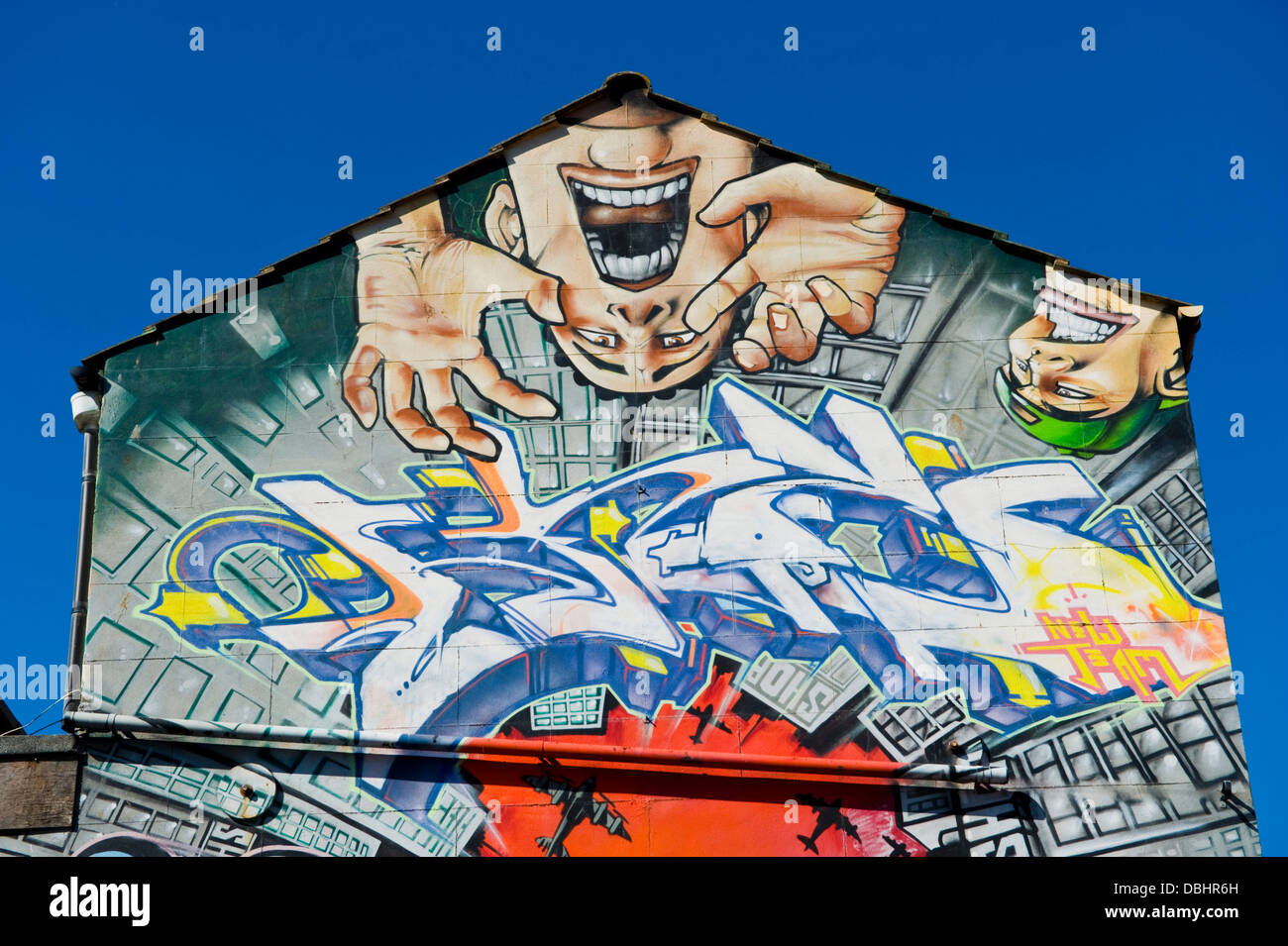 Grafitti graffiti grafitto wall art hi-res stock photography and images ...