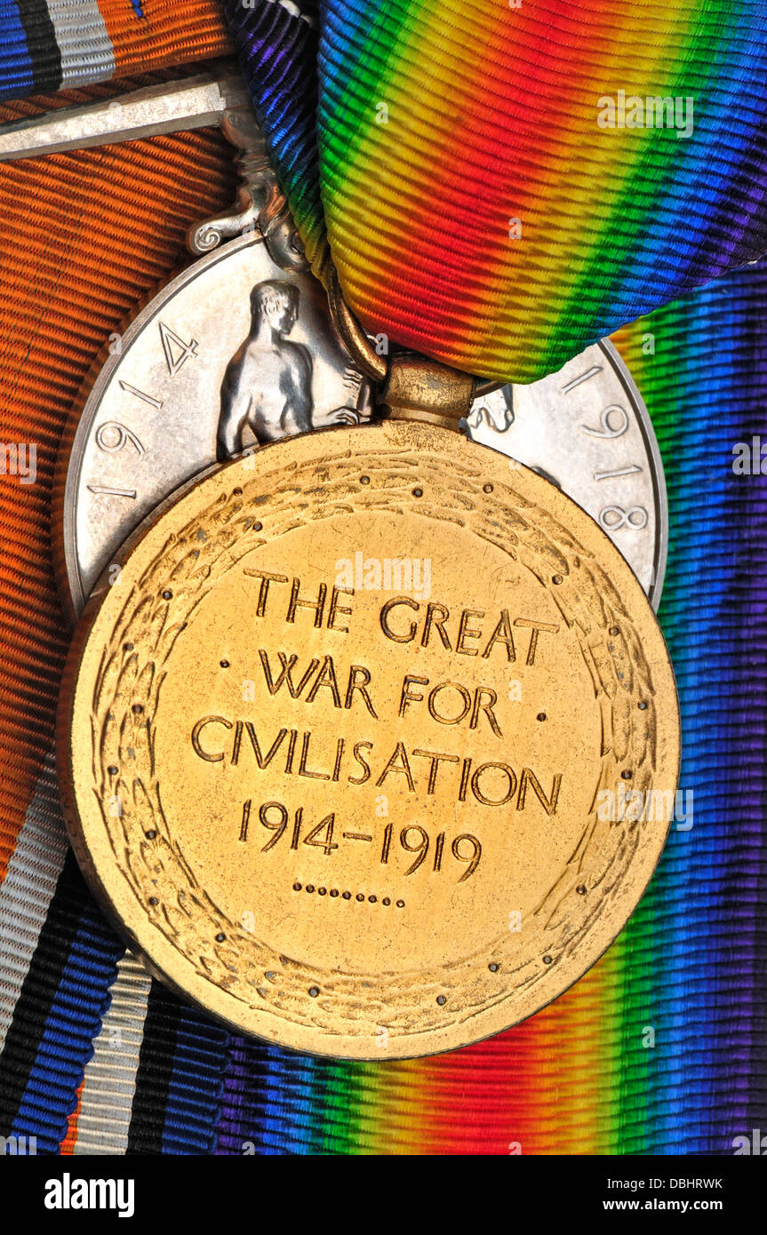 Wwi victory medals hi-res stock photography and images - Alamy