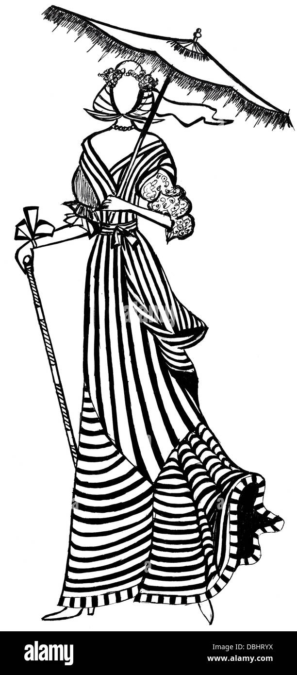 French Woman Drawing