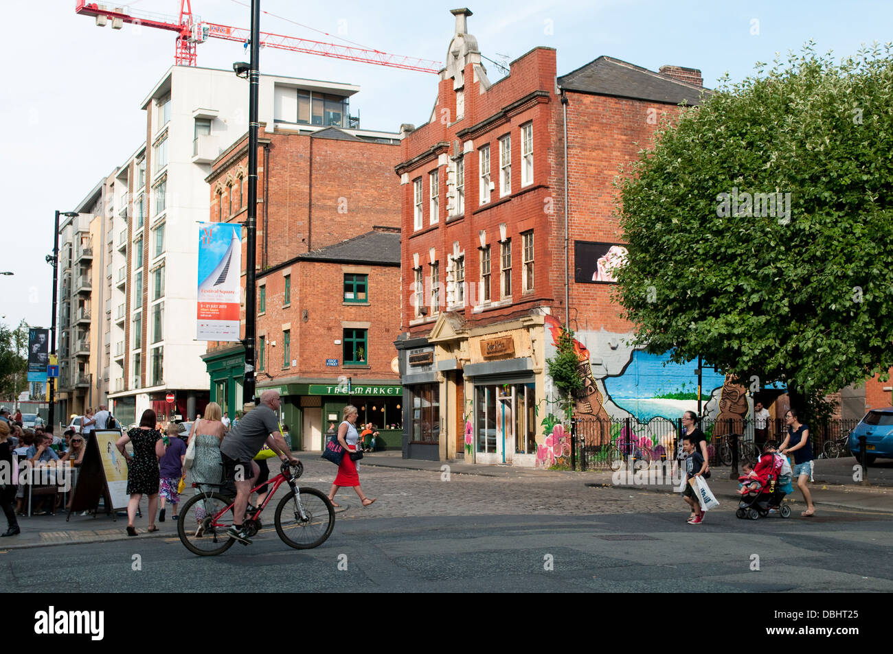 Thomas Street, Northern Quarter, Manchester, UK Stock Photo - Alamy