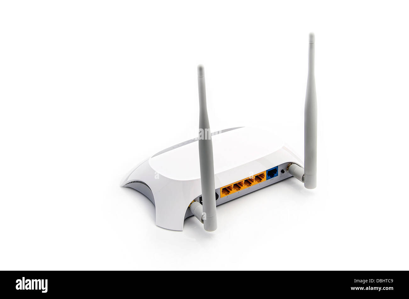 White router on the table Stock Photo - Alamy