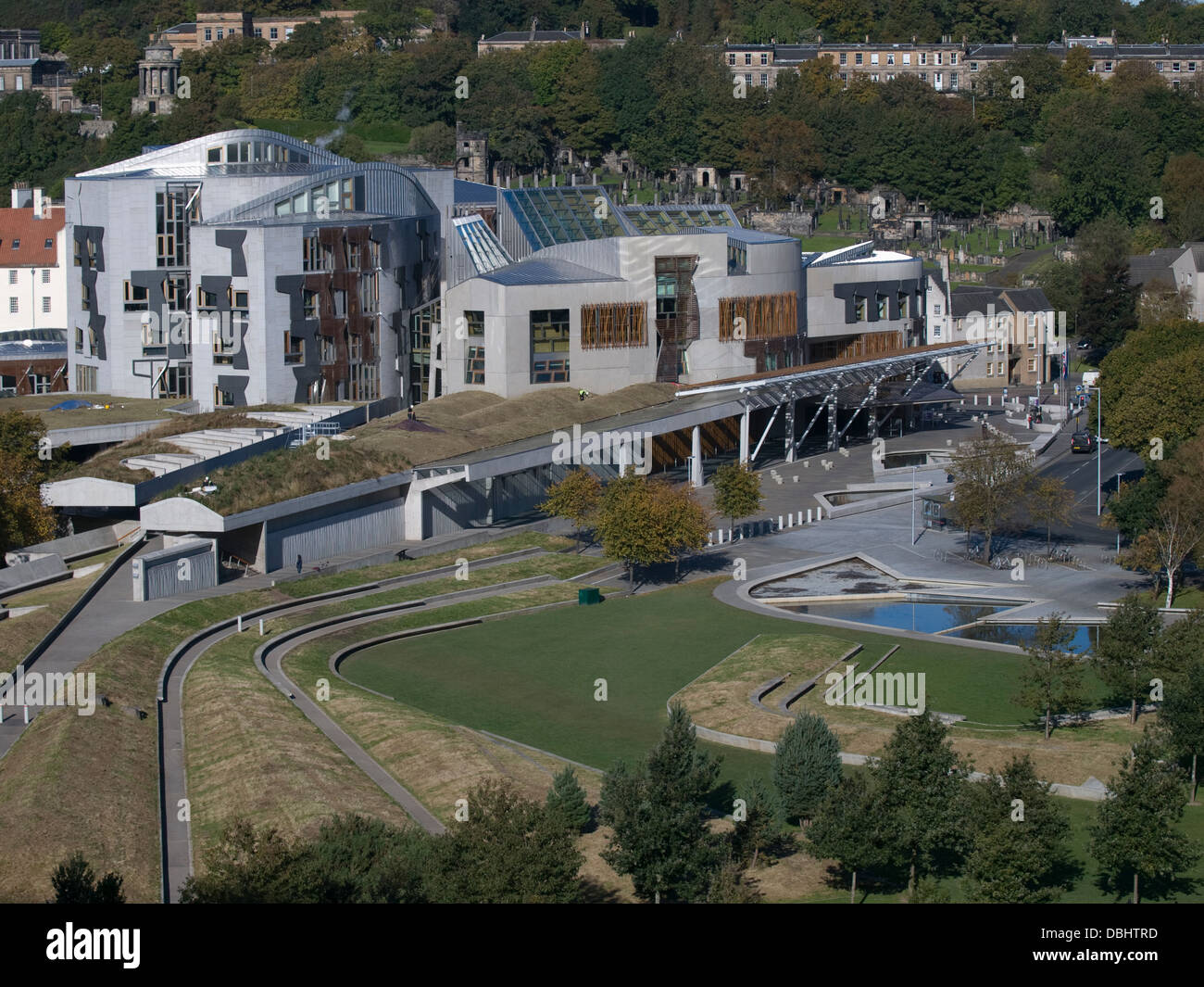 Scottish Parliament Building Holyrood Stock Photo - Alamy