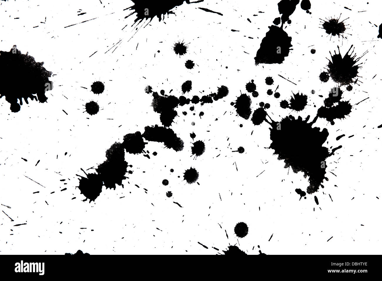 black drop ink splatter splash Stock Photo - Alamy