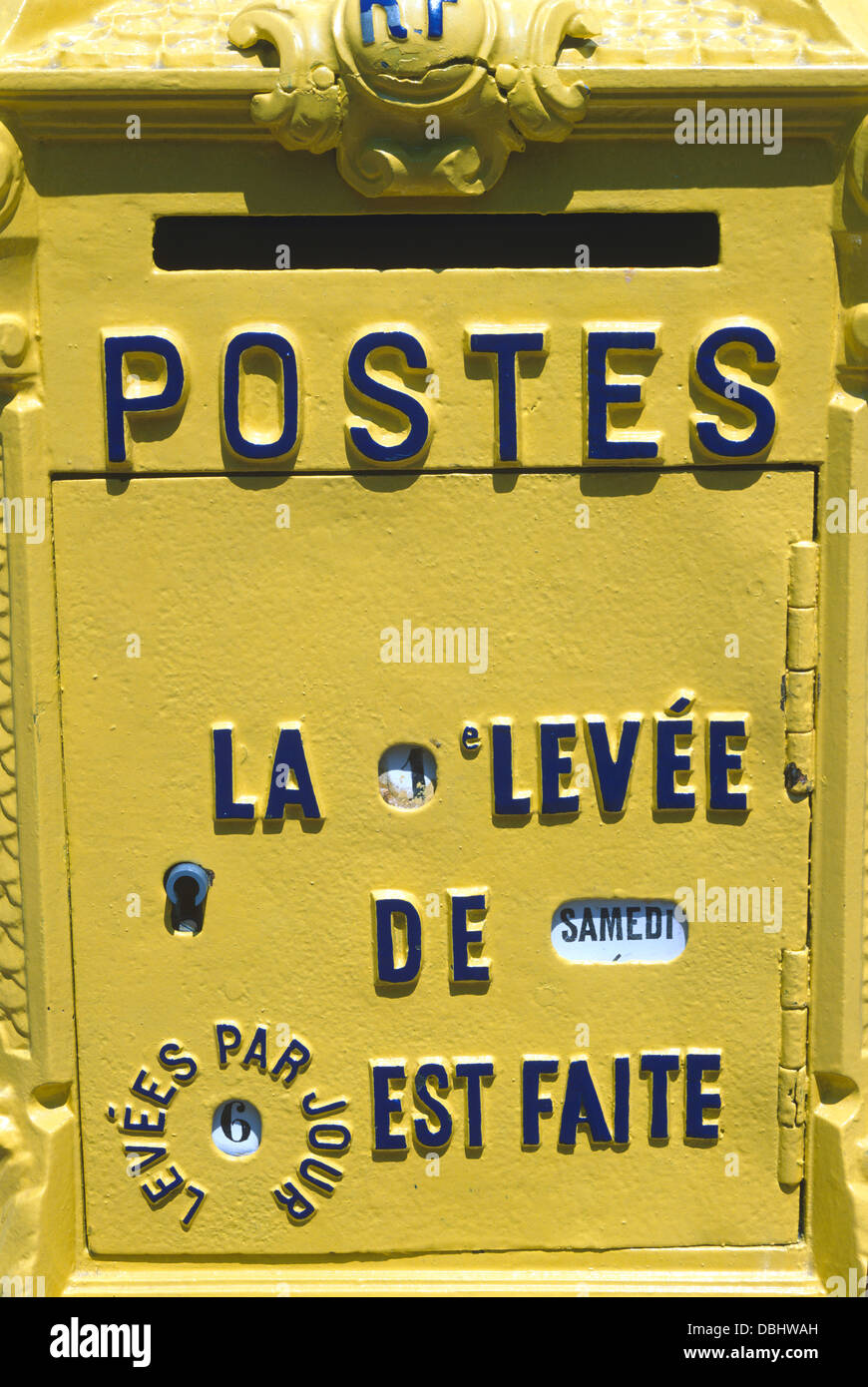 post box france Stock Photo - Alamy