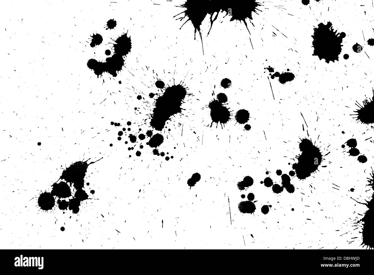 black drop ink splatter splash Stock Photo - Alamy
