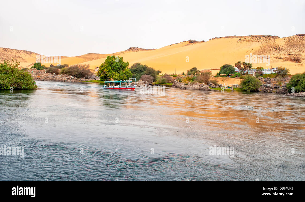 Navigating through the River Nile in Egypt Stock Photo - Alamy