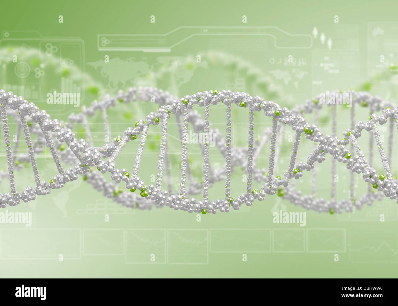 Coiled dna hi-res stock photography and images - Alamy