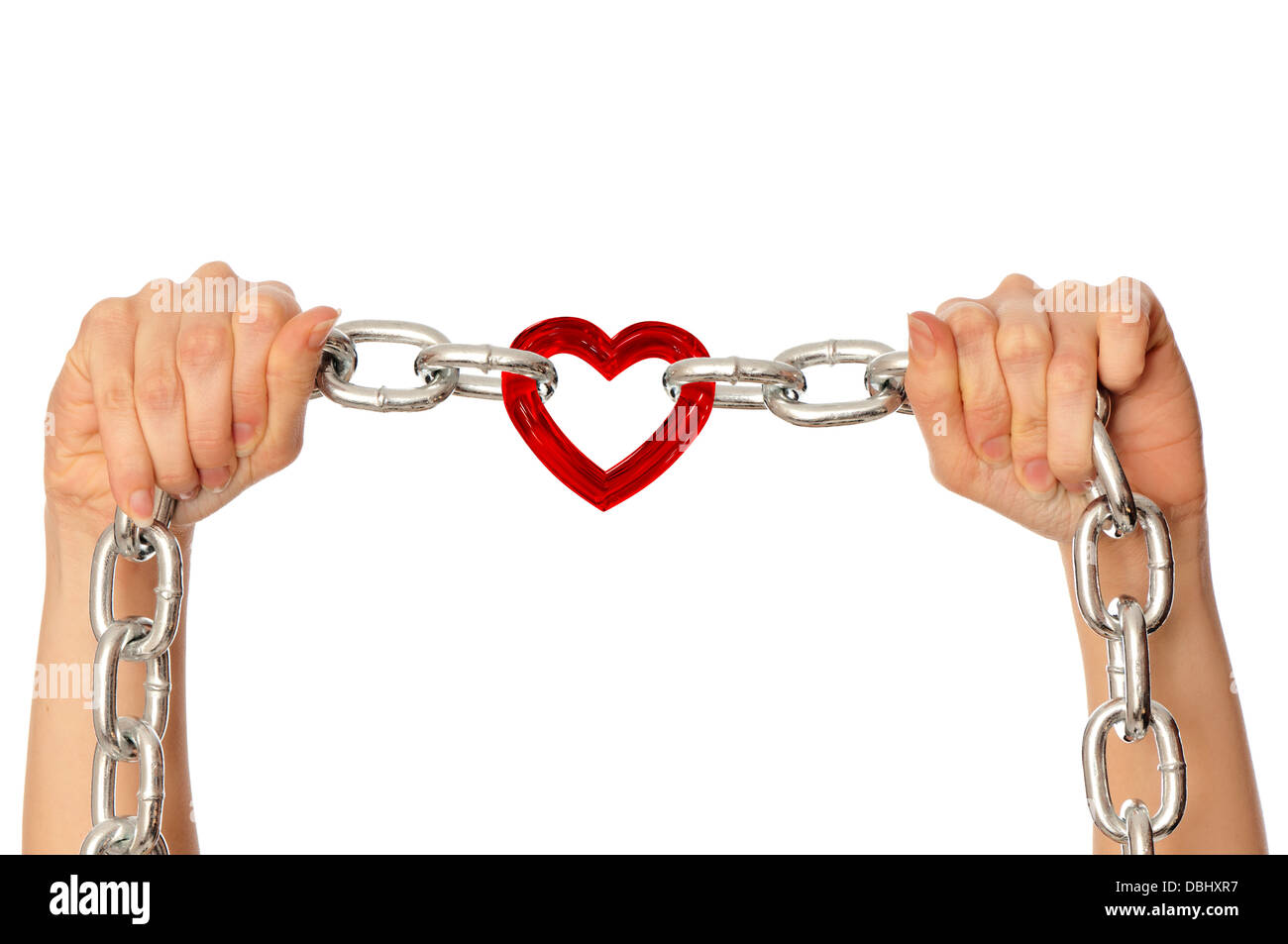 Chained heart hi-res stock photography and images - Alamy