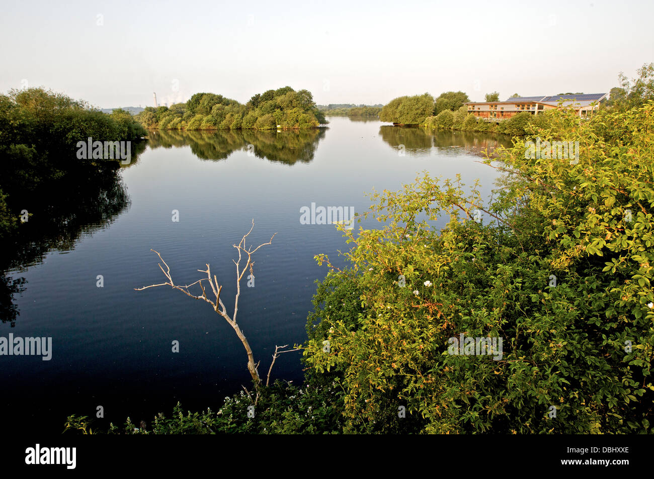 early morning lake scene Stock Photo - Alamy